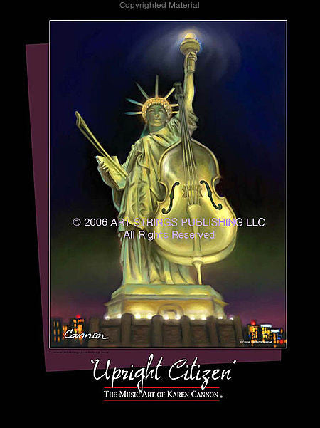 Poster ''Upright citizen'' por Karen Cannon – Al compás - Música y Papeles
